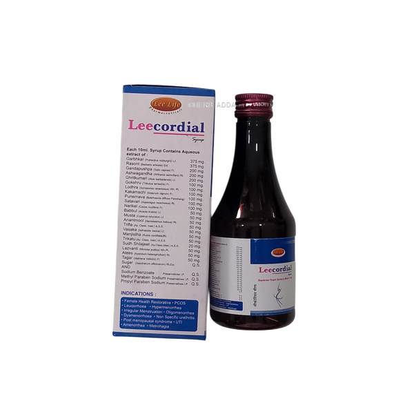 Leecordial Syrup - Top Ayurvedic syrup for irregular periods